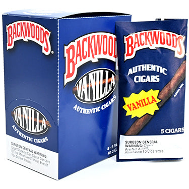 Backwoods Vanilla 8/5 PK | Revo Wholesale LLC