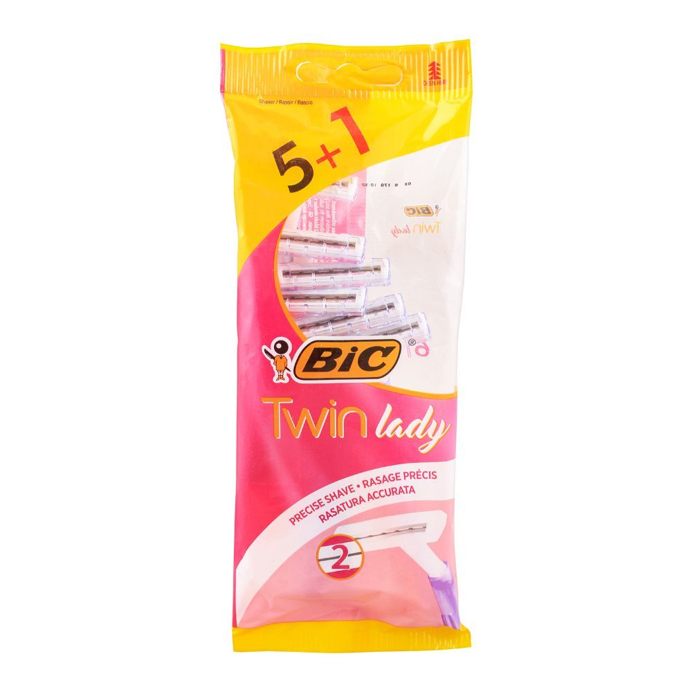 BIC Disposable Razor Twin Lady 5+1/5ct | Revo Wholesale LLC