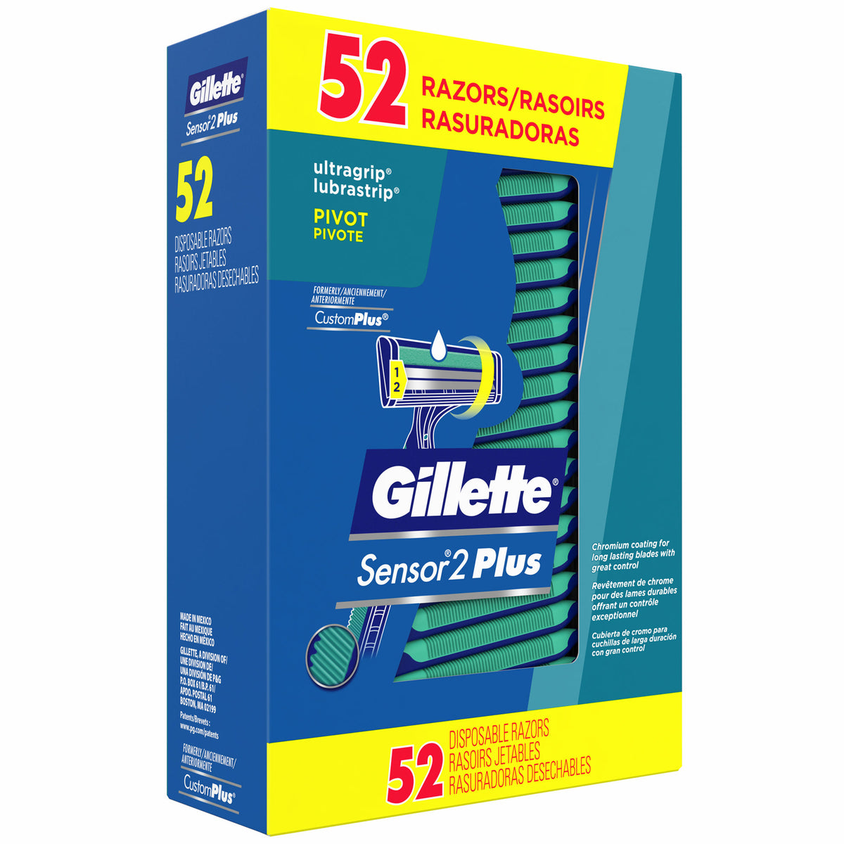 Gillette Sensor Plus 2 Single 52 CT | Revo Wholesale LLC