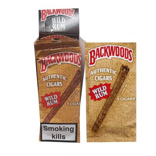 Backwoods WILD RUM 8/5 PK | Revo Wholesale LLC