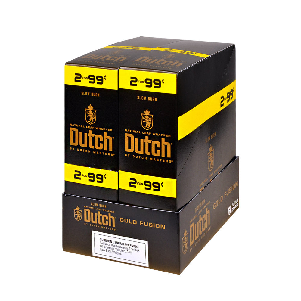 Dutch Cig. GOLD Fusion .99 C/2PK-30ct | Revo Wholesale LLC
