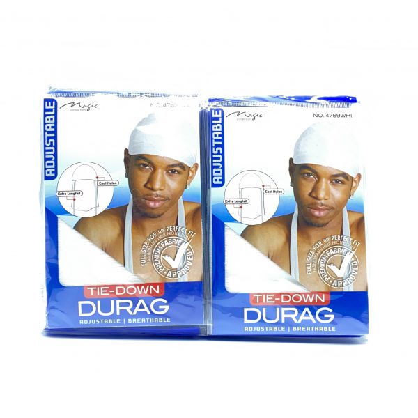 Du Rag White 12 CT | Revo Wholesale LLC
