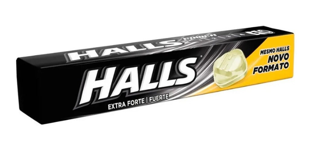 Halls Extra Forte (Strong) - Black 21pk | Revo Wholesale LLC